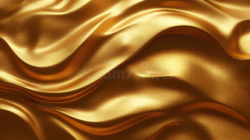 Glossy Gold Texture, Metallic Effect, Soft Highlights Stock ...