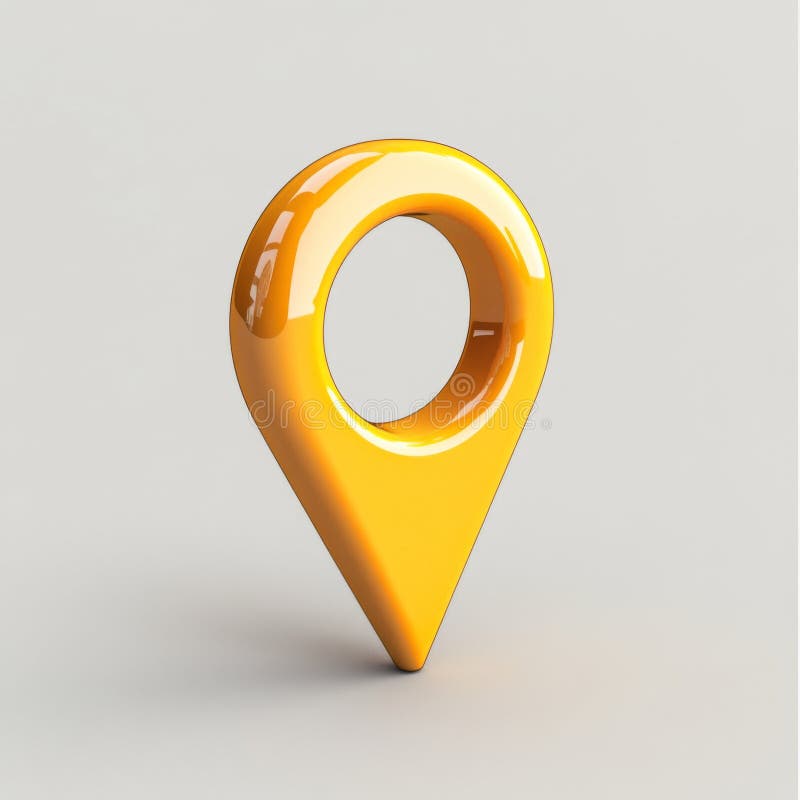 3d Rendered Map Pointer Location Icon Stock Photos - Free & Royalty ...