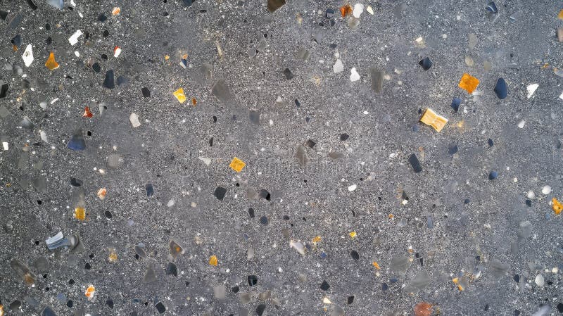 Glossy Gray Epoxy Texture with Colored Glass Particles Stock ...