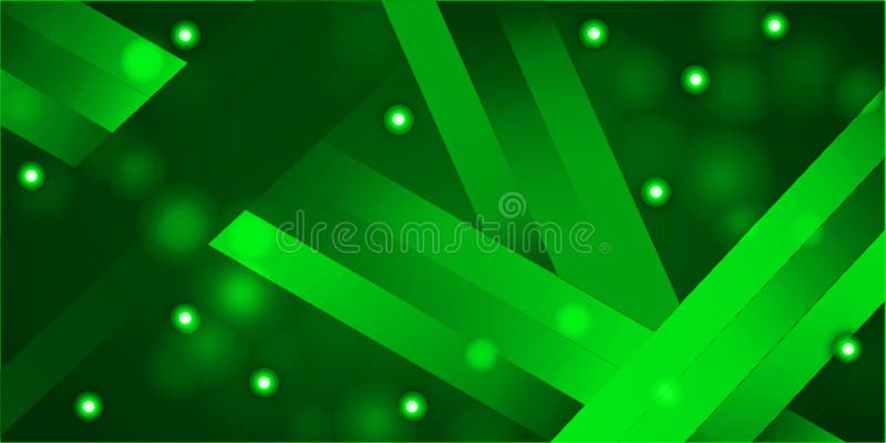 Glossy Green 3 D with Lighted and Sparkling Effect Computer Generated ...