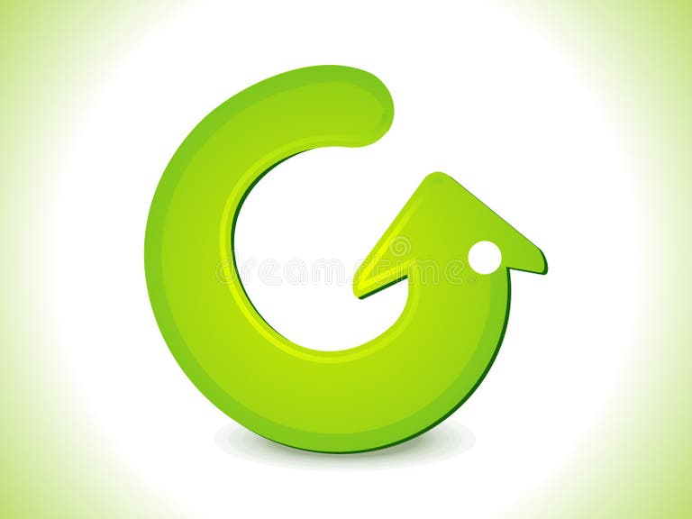 Glossy green refresh icon stock vector. Illustration of green - 16780338