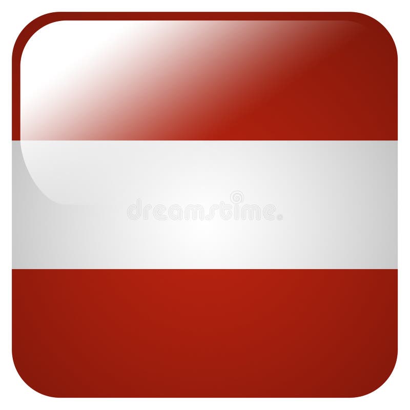 Austria Flag Square Glossy Icon Stock Illustrations – 45 Austria Flag ...