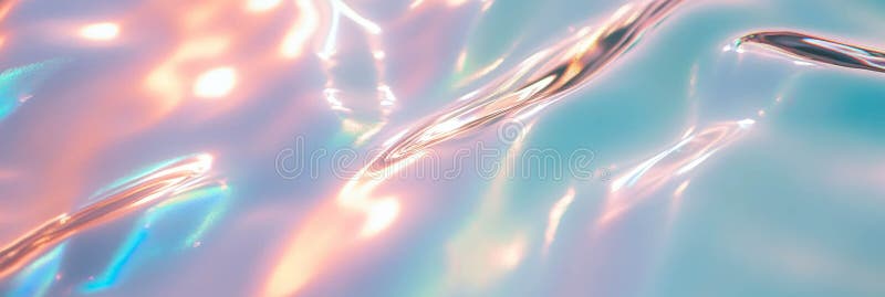 Glossy Iridescent Wall Texture with Bright Reflections for Design Stock ...