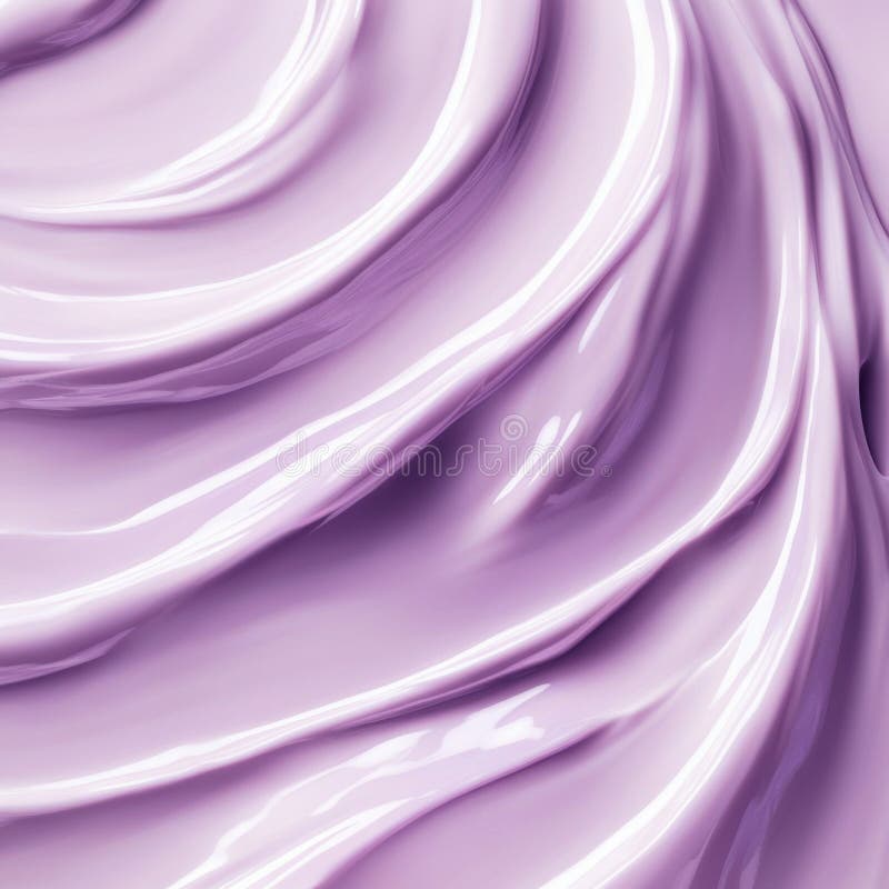 Glossy Lavender Cream Texture Smooth Swirling Pattern Stock Photos ...