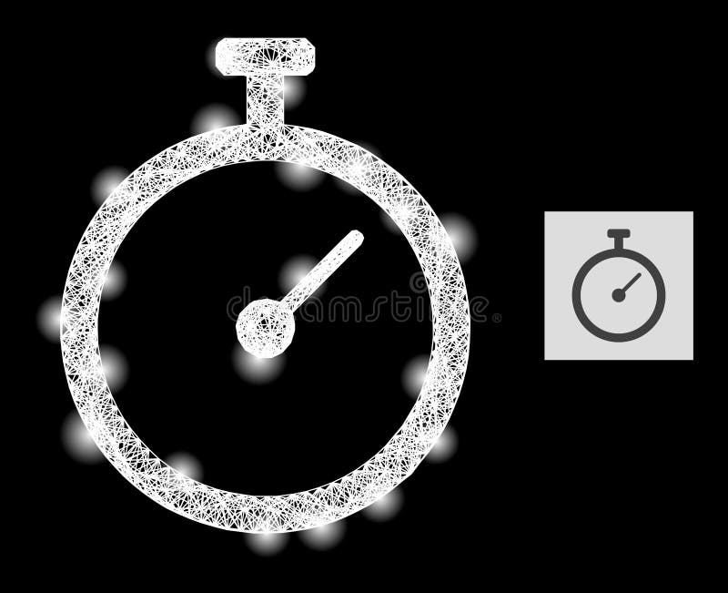 Glossy Linear Mesh Time Tracker with Lightspots Stock Vector ...
