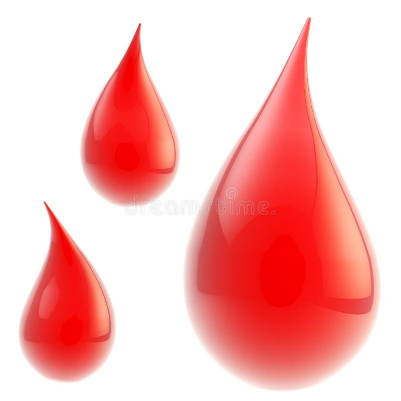Glossy Liquid Drops Isolated Stock Illustration - Illustration of icon ...