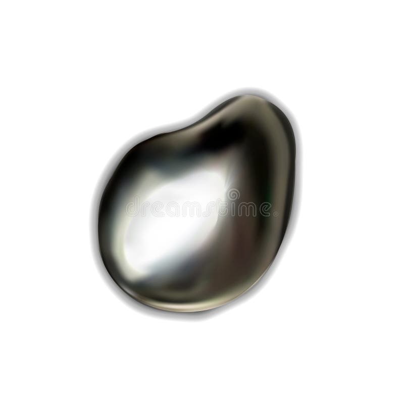 Mercury metal drops stock illustration. Illustration of chemical - 66388405