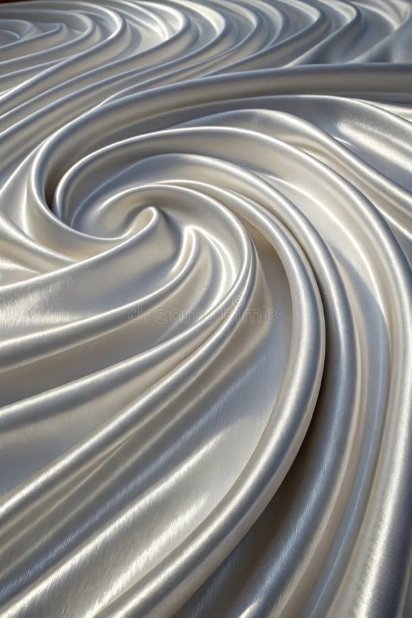 Glossy Liquid Texture Flows in a Mesmerizing Swirl Pattern Under Soft ...