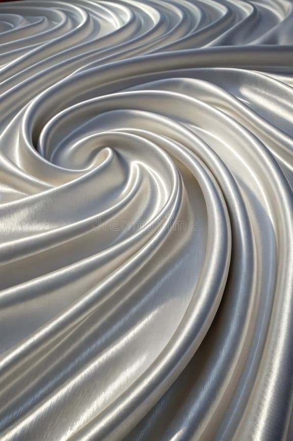 Glossy Liquid Texture Flows in a Mesmerizing Swirl Pattern Under Soft ...