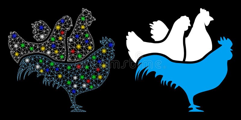 Glitter Chickens Stock Illustrations – 9 Glitter Chickens Stock ...