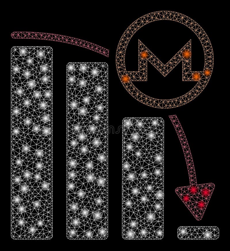 Flare Mesh Wire Frame Monero Falling Acceleration Graph with Flare ... Flare Mesh Wire Frame Monero Falling Acceleration Graph with Flare ...