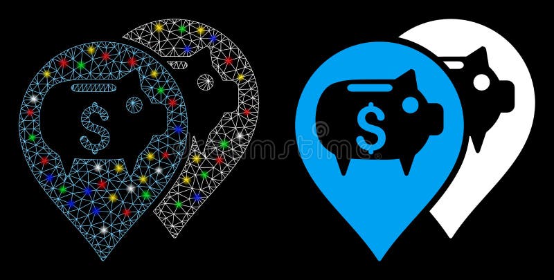 Glossy Mesh Network Bank Map Pointers Icon with Flare Spots Stock ... Glossy Mesh Network Bank Map Pointers Icon with Flare Spots Stock ...