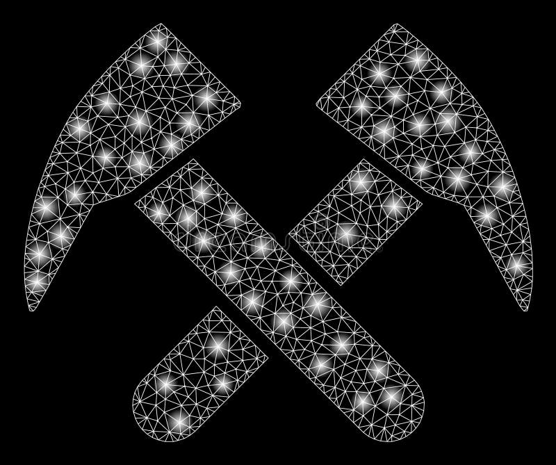 Glossy Mesh Network Job Hammers with Flare Spots Stock Vector ... Glossy Mesh Network Job Hammers with Flare Spots Stock Vector ...