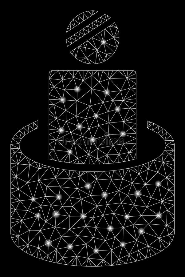 Flare Mesh Wire Frame Patient Isolation with Flare Spots Stock Vector ...