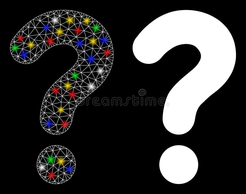 Network, and question mark stock illustration. Illustration of ideas ...