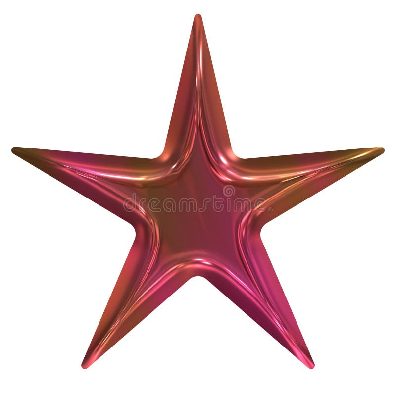 Glossy Metal Star simbol stock illustration. Illustration of shining ...