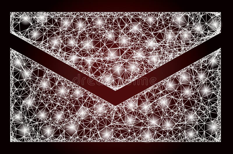 Glossy Net Mesh Mail with Glare Spots Stock Vector - Illustration of ...