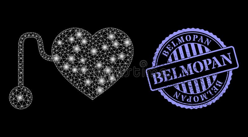 Distress Belmopan Badge and Glossy Mesh Pacemaker with Lightspots Stock ...