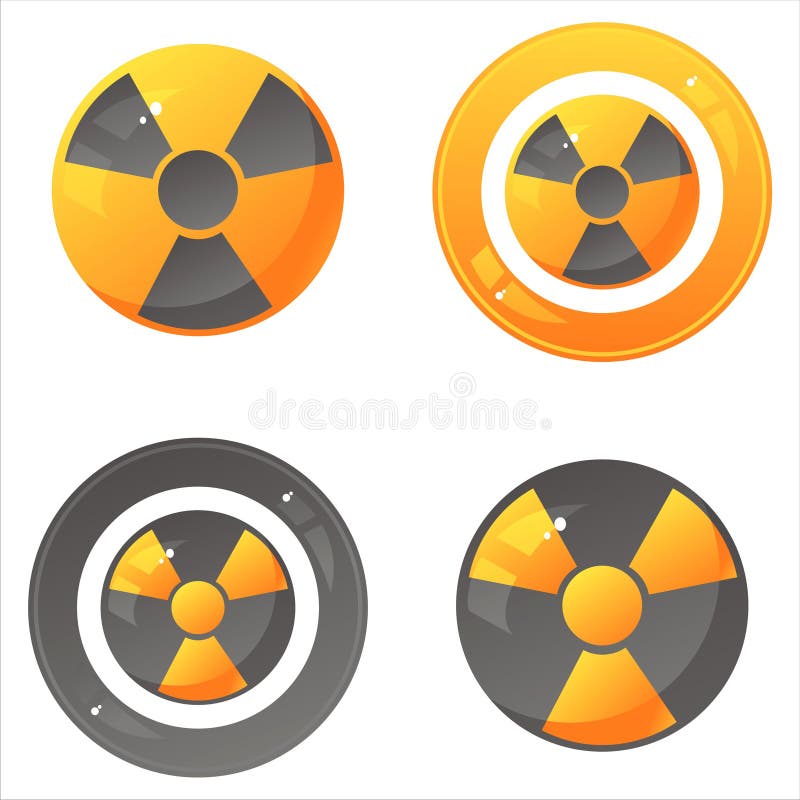 Glossy Nuclear Signs Picture. Image: 20845135