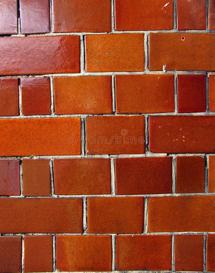 Glossy orange brick wall stock photo. Image of lacquered - 10518524