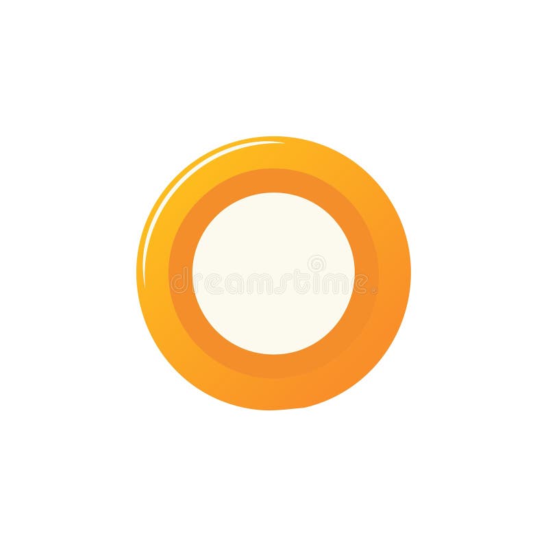 Circular Orange Button Icon Stock Illustrations – 6,143 Circular Orange ...