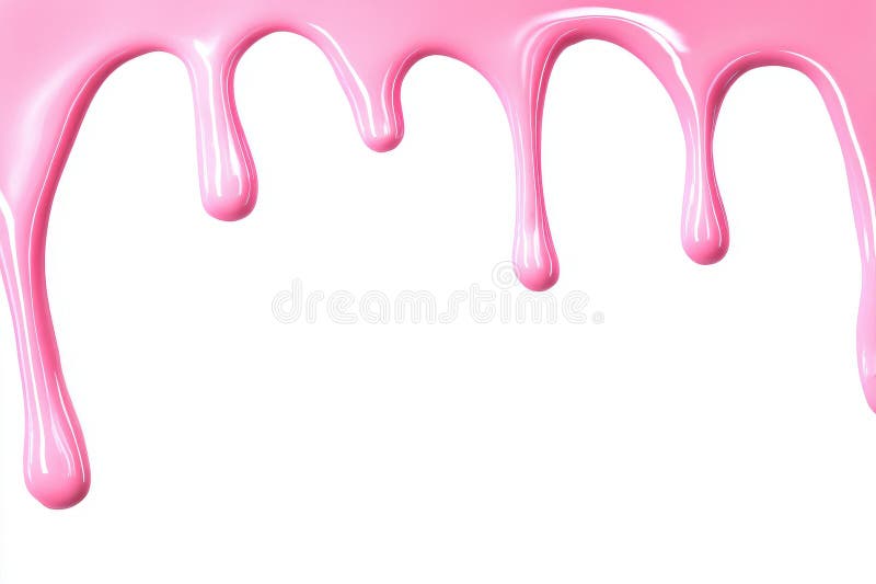 Glossy Paint Drip Effect in Random Frame Shape Isolated on Stock ...