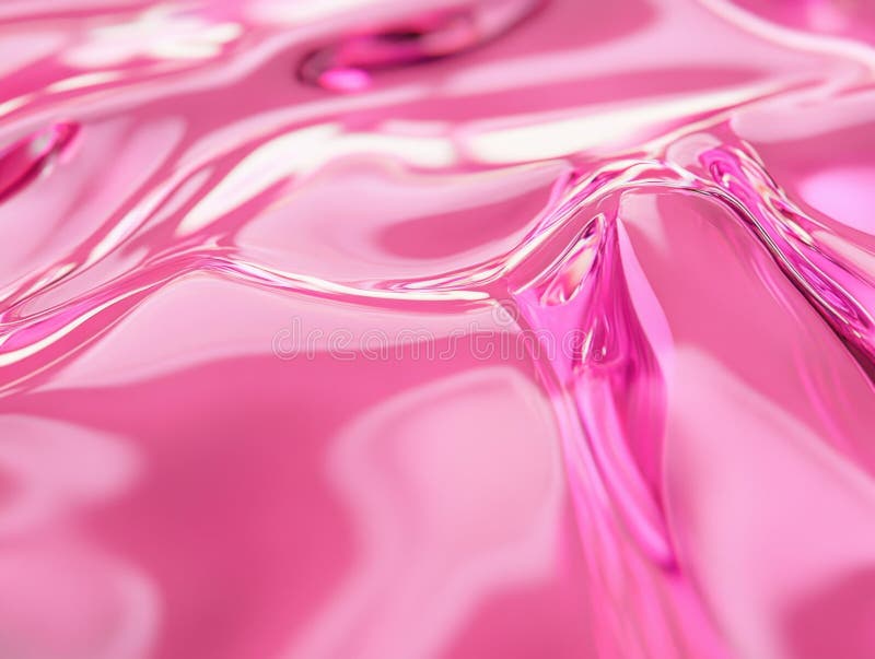 Glossy Pink Plastic Wrap stock photo. Image of advertisement - 385486448