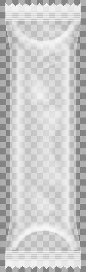 Glossy Polyethylene Wrapping, Small Package. Plastic Packaging Isolated ...