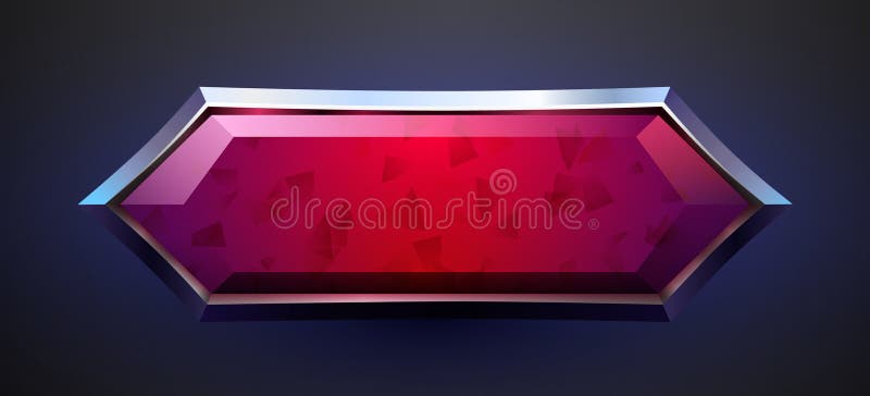 Glossy Hexagonal Button Stock Illustrations – 259 Glossy Hexagonal ...