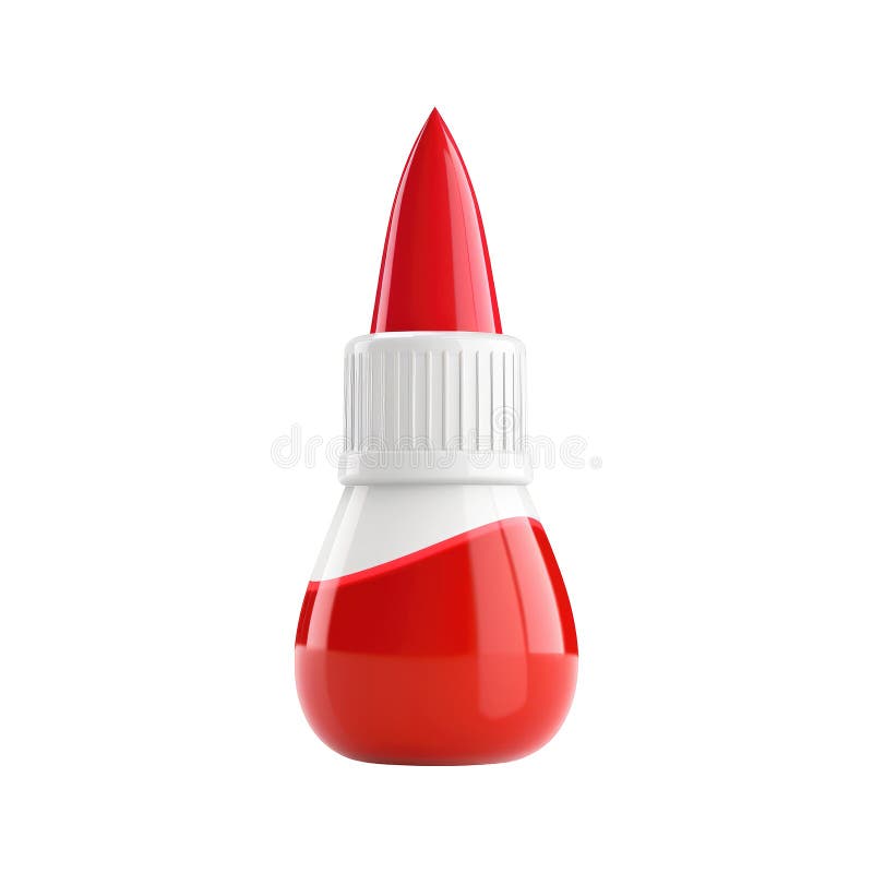 Red Liquid in a Bottle with a Pointed Cap, Packaging Design ...