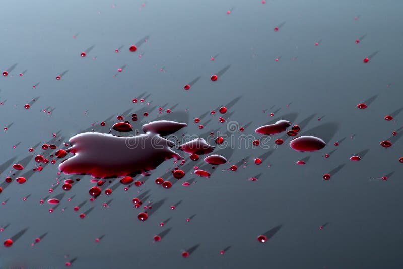 Glossy Red Liquid Droplets (splatters). Stock Photo - Image of droplet ...