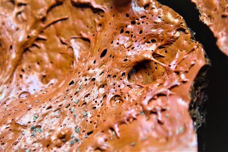 Glossy Red Volcanic Rock with Air Bubble Texture Stock Photo - Image of ...