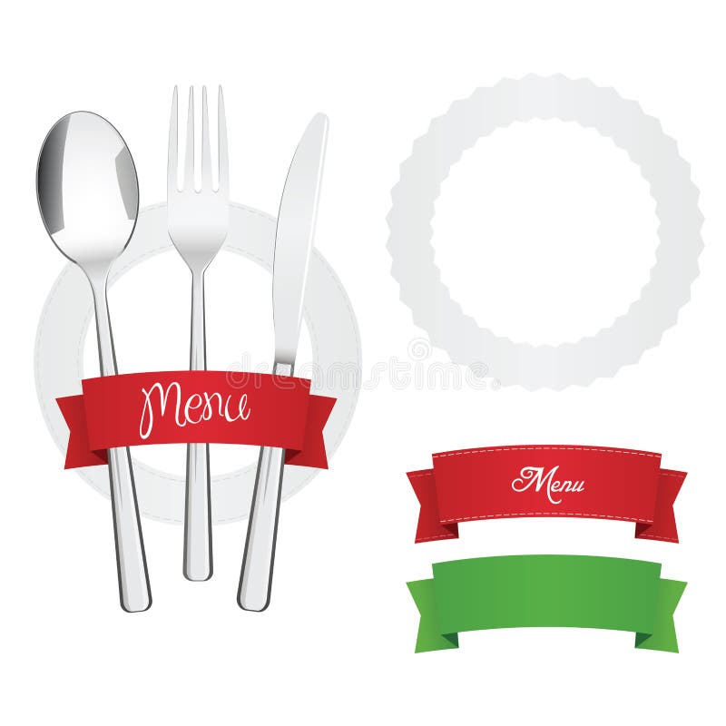 Glossy Restaurant Menu Template Stock Vector - Illustration of decorate ...