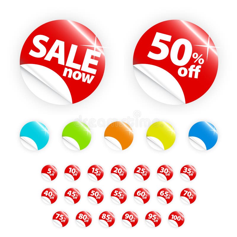 Sell off icon stock vector. Illustration of announce, single - 7795849