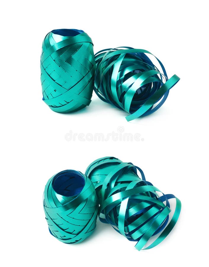 Glossy Ribbon Reel Isolated Stock Image - Image of isolated, elegance ...