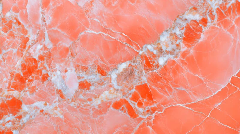 Glossy Salmon Pink Marble Texture with Subtle Veins for Elegant Design ...