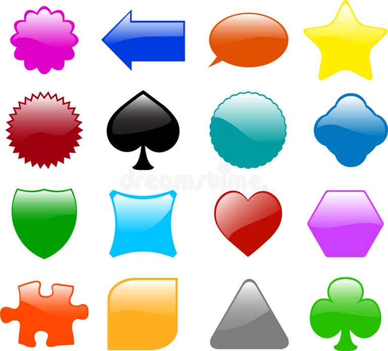 Glossy Shapes Stock Illustrations – 80,888 Glossy Shapes Stock ...