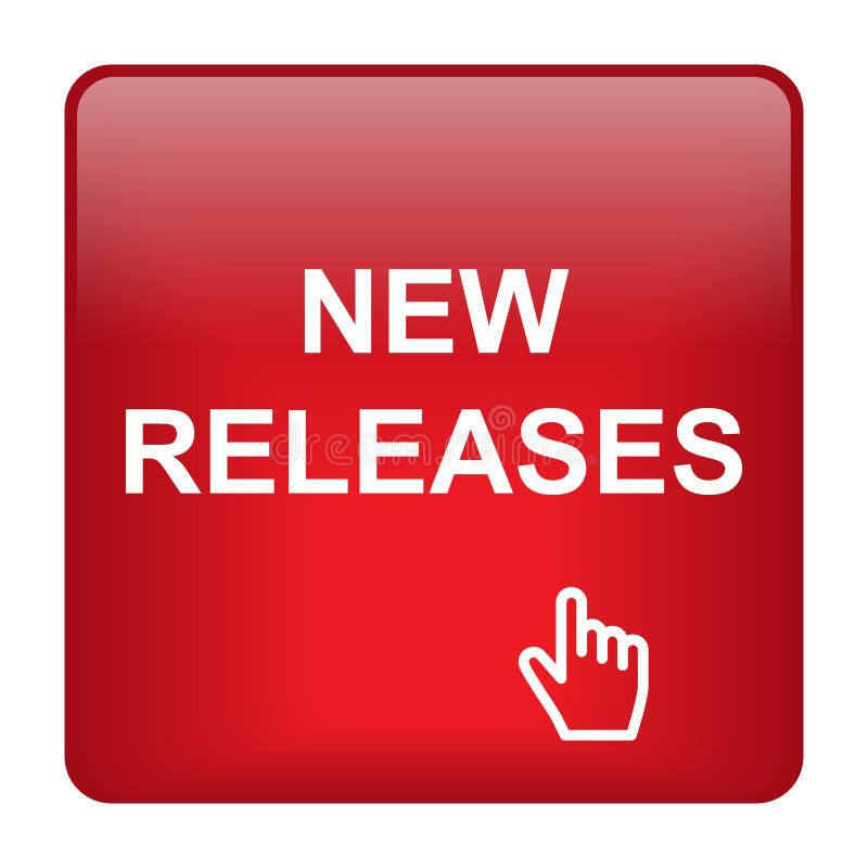 New Releases Web Button on White Stock Illustration - Illustration of ...