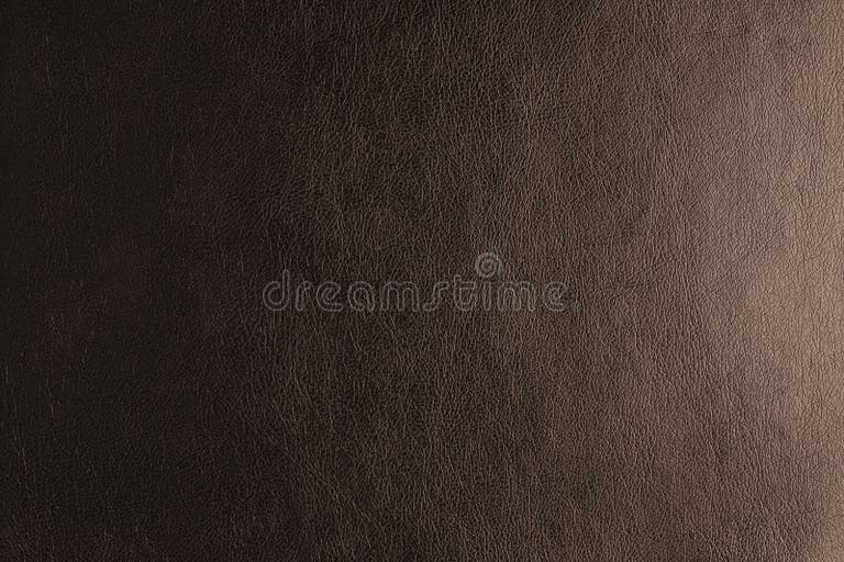 Glossy Structure Brown Genuine Leather with Gradient Lighting Effect ...