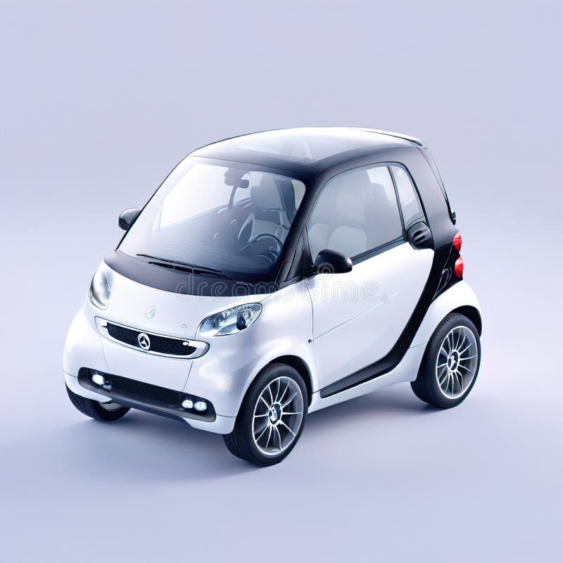 Glossy Stylized Glass Icon of Smartcar Stock Illustration ...