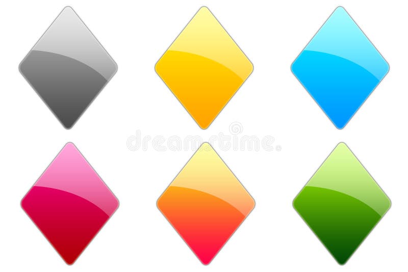 Triangle Buttons EPS stock vector. Illustration of glossy - 15592372