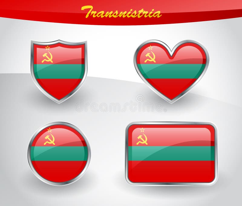 Transnistria flag stock illustration. Illustration of area - 251443329
