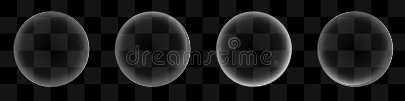 Glossy Transparent Vector Glass Clear Circle Plate. Stock Illustration ...