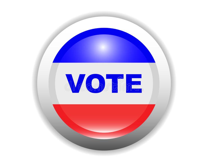 Vote Logos or Clip Art stock illustration. Illustration of blue - 5508725
