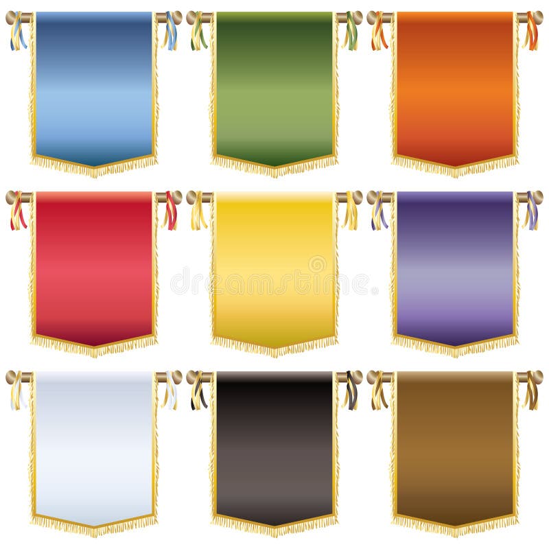 Wall banners stock vector. Illustration of vector, ornament - 44150408