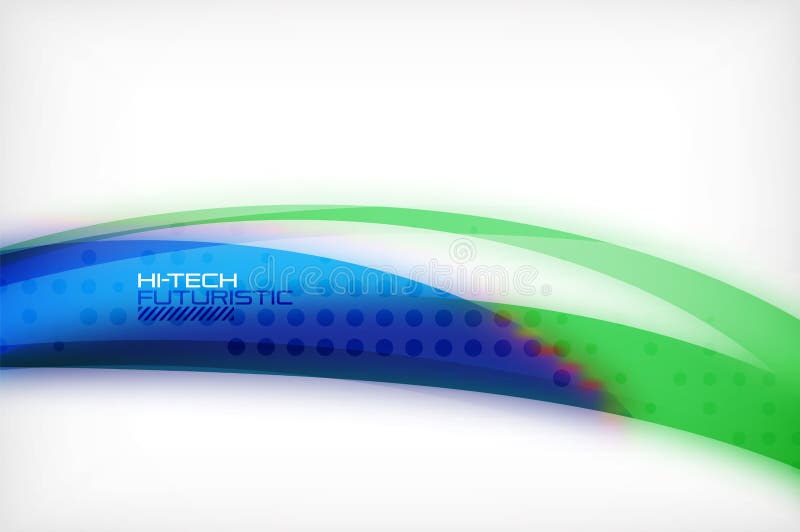 Glossy Wave Vector Background Stock Vector - Illustration of orange ...