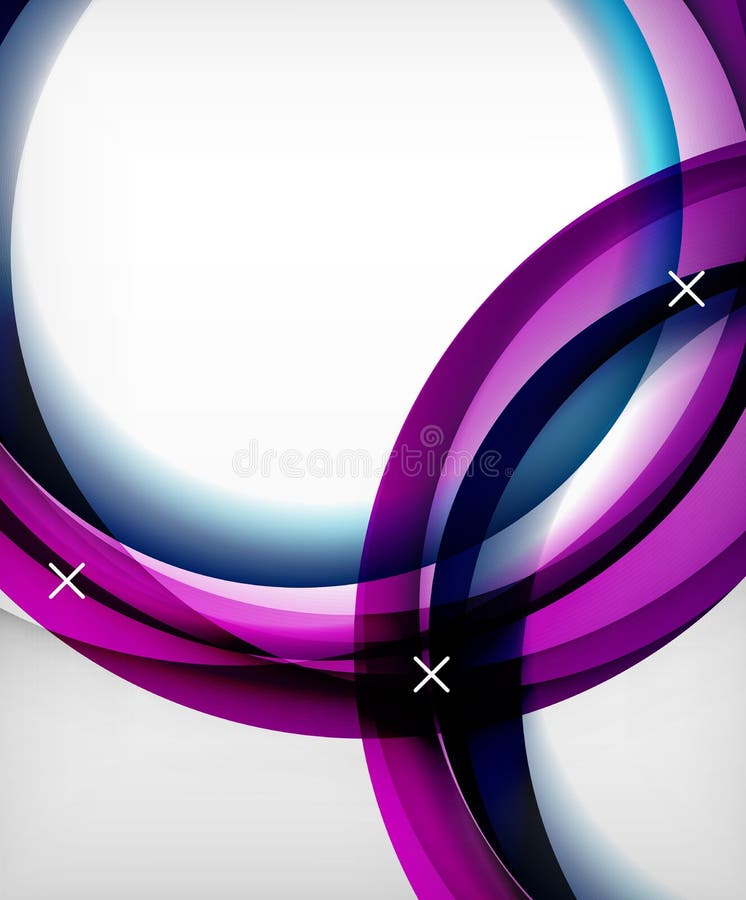 Glossy Wave Vector Background with Light and Shadow Effects, White ...