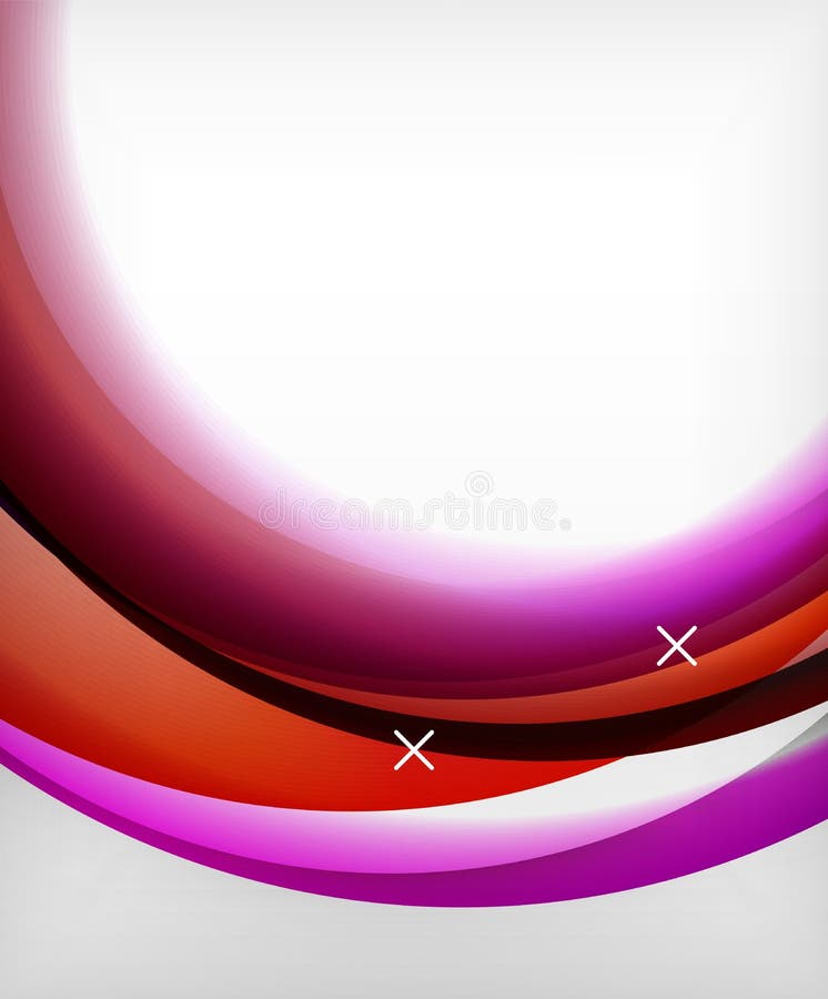 Glossy Wave Vector Background with Light and Shadow Effects, White ...