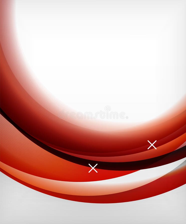 Glossy Wave Vector Background with Light and Shadow Effects, White ...