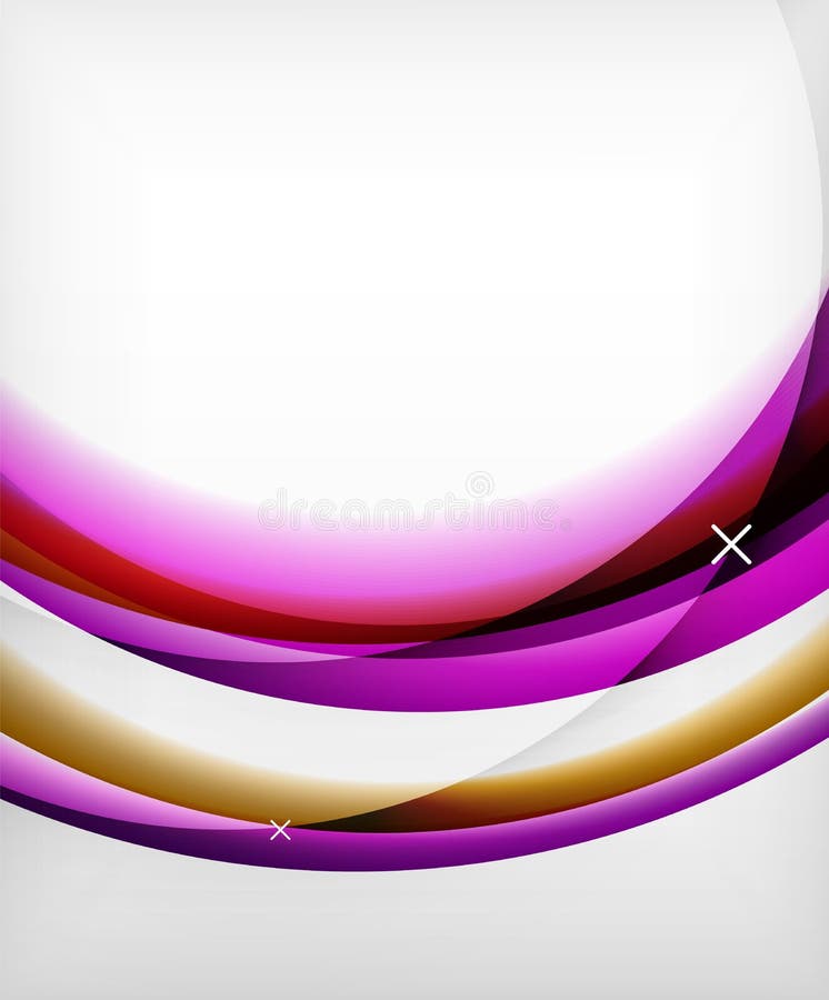 Glossy Wave Vector Background with Light and Shadow Effects, White ...